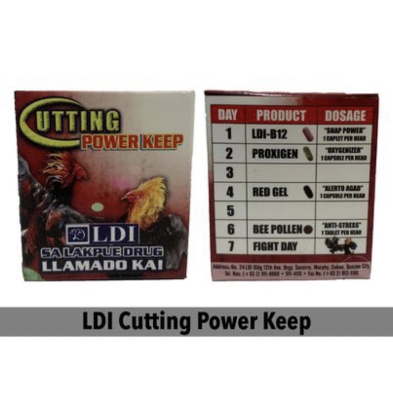 LDI Muscle Power Keep & Cutting Power Keep for Gamefowl (1 small box ...