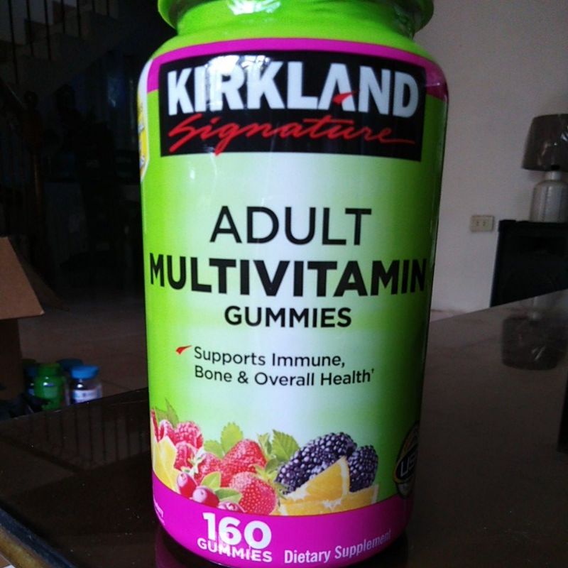 Kirkland Signature Adult Multivitamin Gummies, 160 gummies | Shopee ...