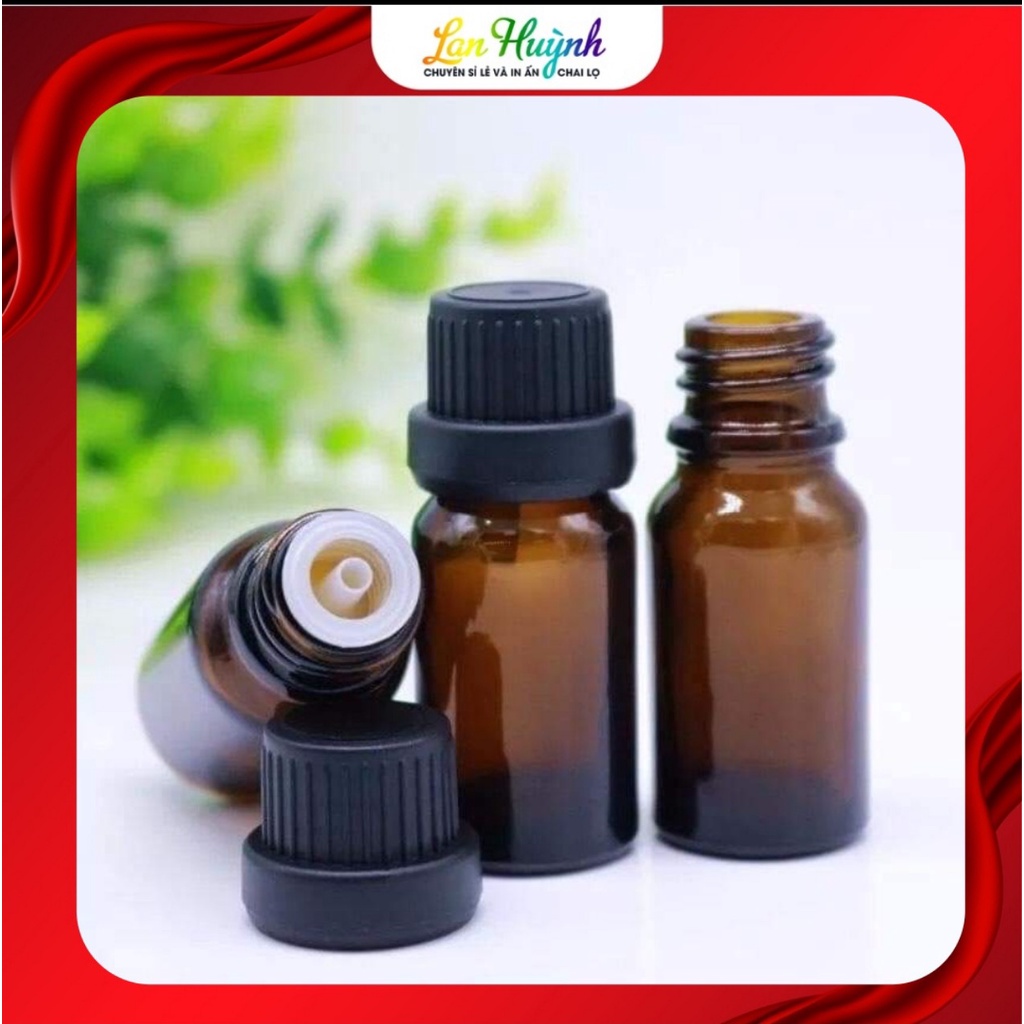 Glass JAR FOR ESSENTIAL OIL WITH DROP LID 5ML/10ML | Shopee Philippines
