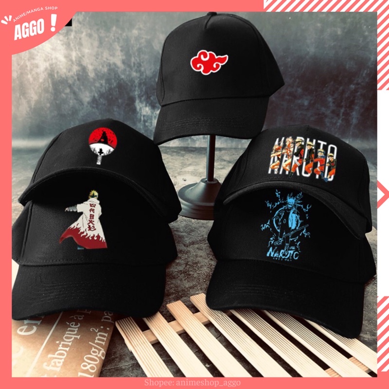 Naruto baseball cap, Uchiha clan hat, Uzumaki clan hat, Hyuga hat ...