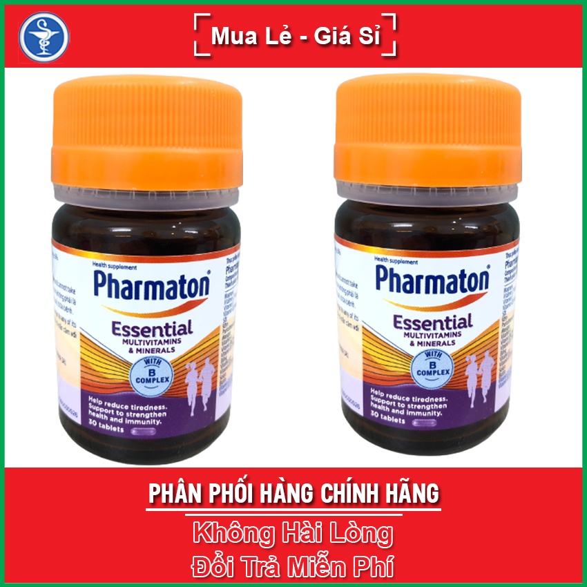 PHARMATON ESSENTIAL box of 30 tablets, helps improve health, Yes ...