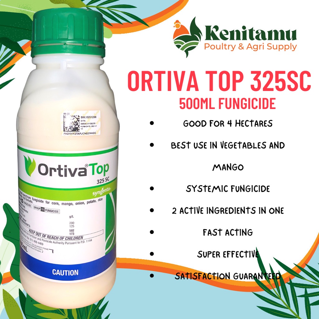 ORTIVA TOP 325SC 500ML FUNGICIDE BY: SYNGENTA | Shopee Philippines