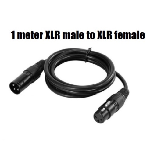 XLR Cable male to female 1 meter Dmx Cable | Shopee Philippines