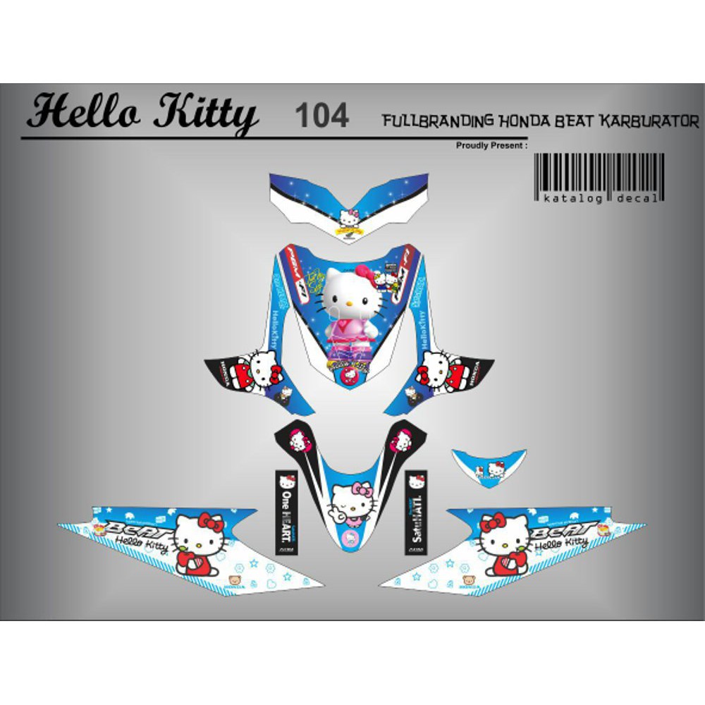 Hello KITTY Karbu Beat Decal Striping | Shopee Philippines