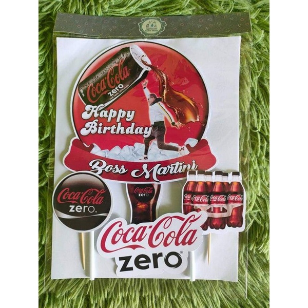 Coke Zero Customize Cake Topper (Actual Picture) | Shopee Philippines