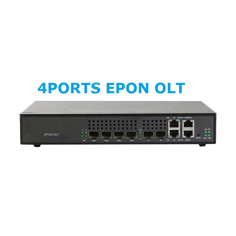 EPON OLT 2/4PON Ports FTTH CATV OLT Carrier-grade high-density Fiber ...