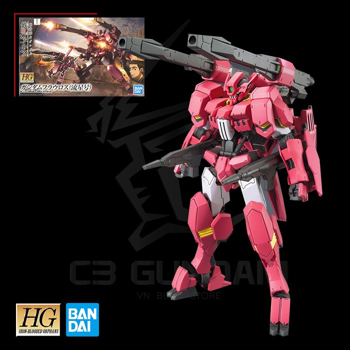 GUNDAM HG IBO 1/144 FLAUROS GUNDAM IRON-BLOODED ORPHANS HGIBO BANDAI ...