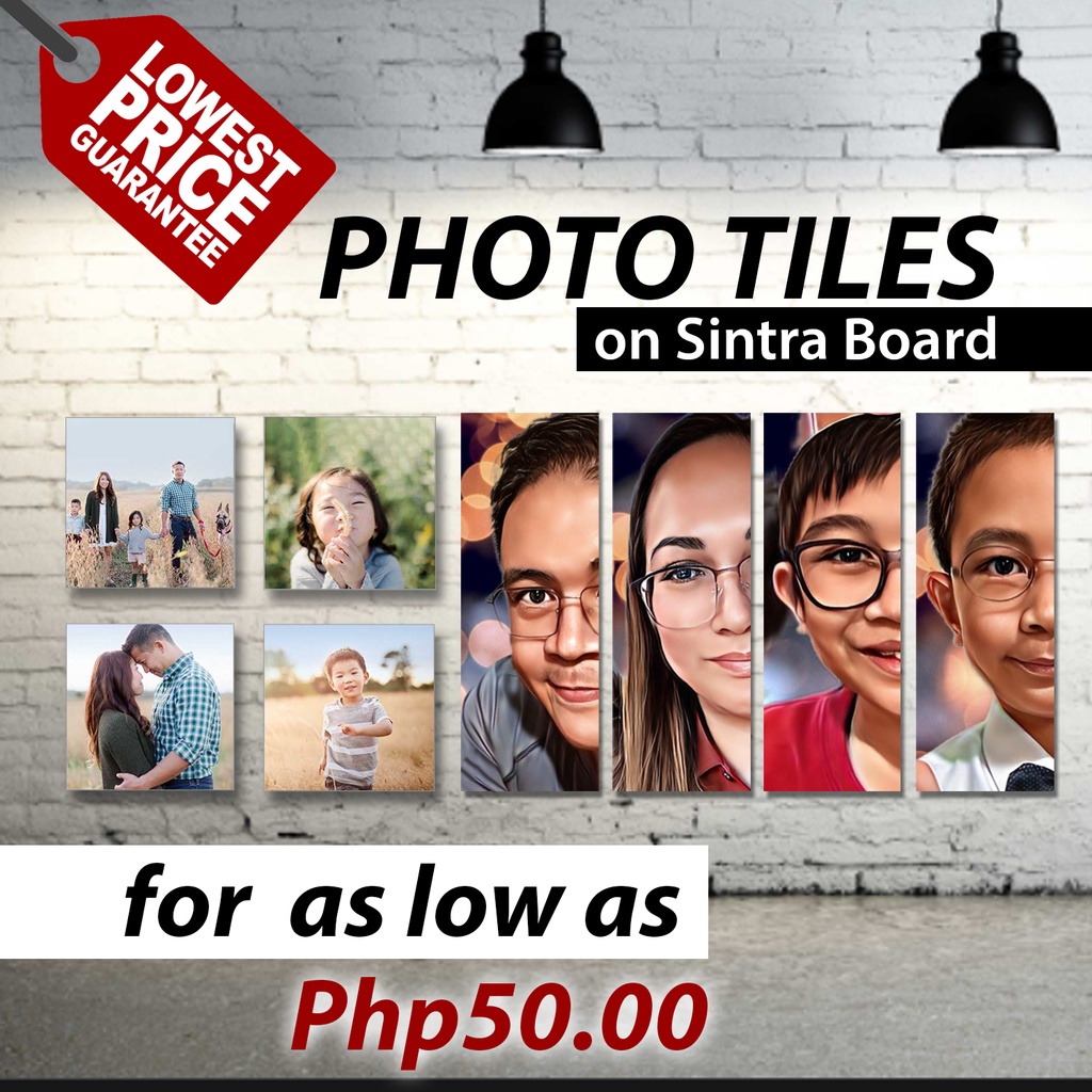 Photo Tiles on Sintra Board (3mm Thickness) | Shopee Philippines