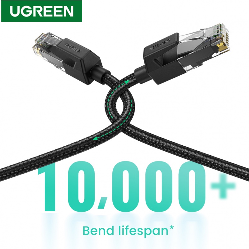 UGREEN Ethernet Cable CAT 6 Nylon Braided Cable LAN Router Cable for ...
