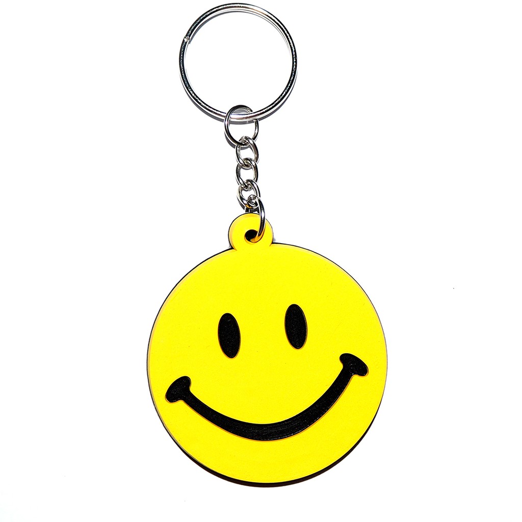 Smile Smiley Face Rubber Keychain | Shopee Philippines