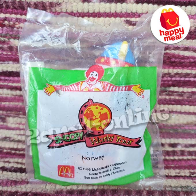 1998 Mcdo Snoopy World Tour - NORWAY (Sealed) | Shopee Philippines