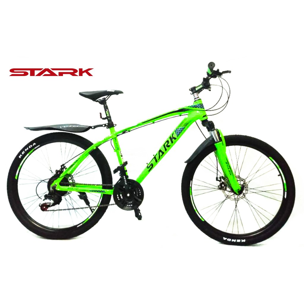 STARK PELOTON MTB / MOUNTAIN BIKE 26X17 WITH LOCKOUT FORK SUSPENSION ...