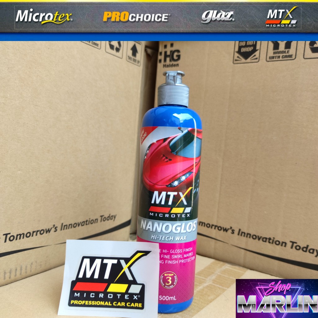 Microtex MTX Nanoglos Hi-Tech Carnauba Wax 500mL | Shopee Philippines