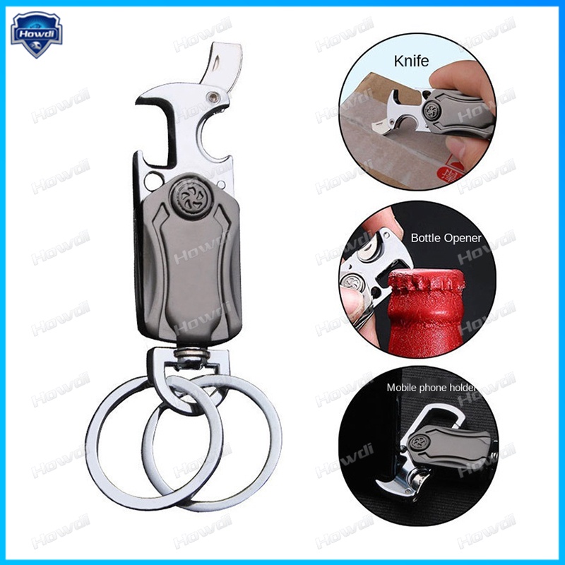 New Trendy Creative Fidget Spinner Keychain Multifunctional Pendant ...