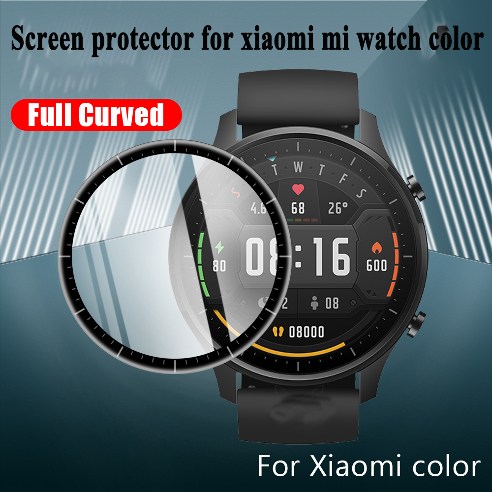 xiaomi Mi Watch color Screen Protector 3D Full Cover Screen Protector ...