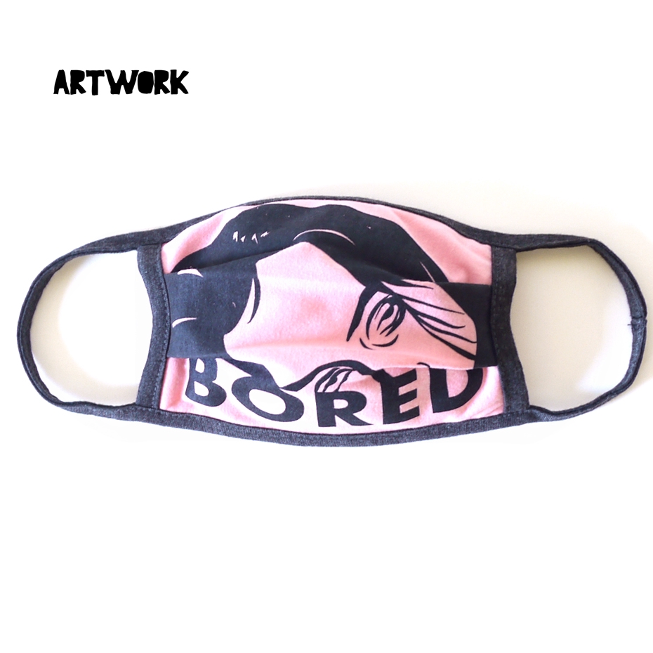 ARTWORK Bored (Washable Face Mask) | Shopee Philippines