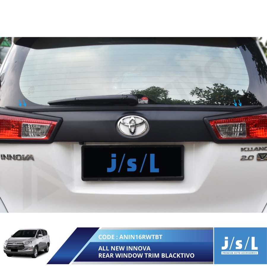 All New Innova 2016 Rear Window Trim Blacktivo Rear Window Trim List ...