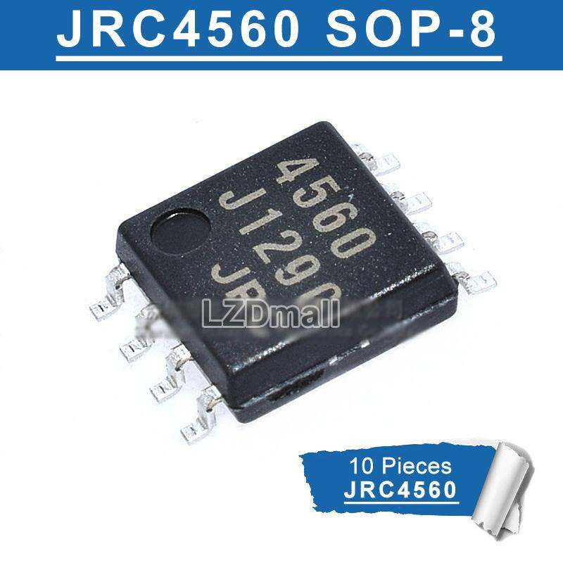 10pcs JRC4560 SOP-8 NJM4560M 4560 4560M NJM4560 SOP8 SMD Dual Op Amp Amplifier IC new original ...