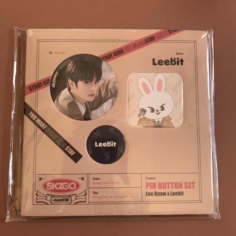 (Ready) Skzoo Md Pin Button Leebit Lee Know | Shopee Philippines