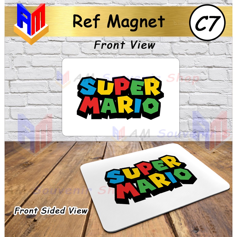 Super Mario with Friends / Ref Magnet / Ref Magnet / fridge magnet ...