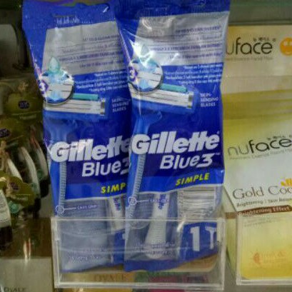 Gillette Blue 1s 3 simple | Shopee Philippines