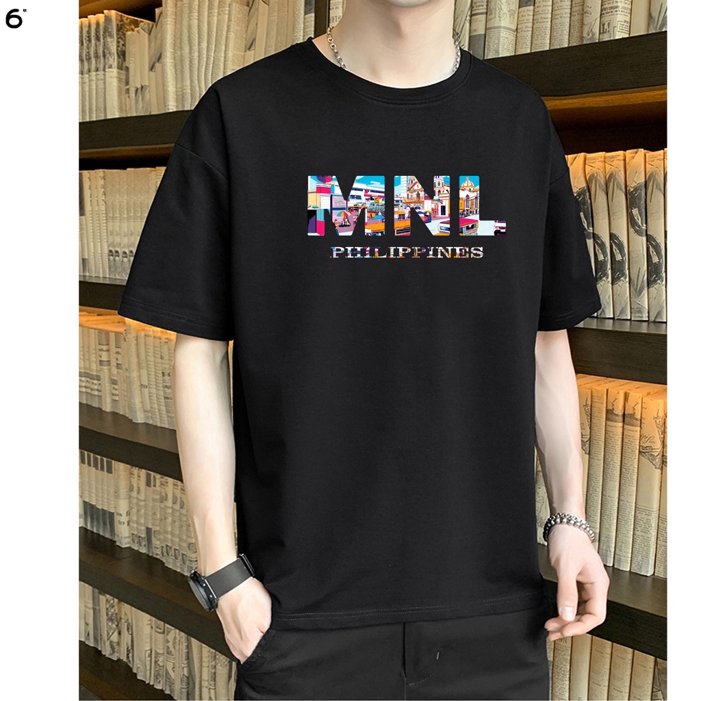 MNL manila PHILIPPINES FASHION TSHIRT COTTON UNISEX ASIA SIZE 7COLOUR ...
