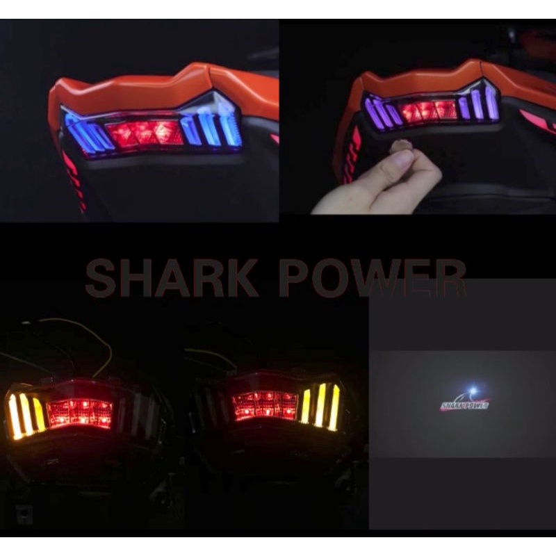 Aerox new LED stop light | Shopee Philippines