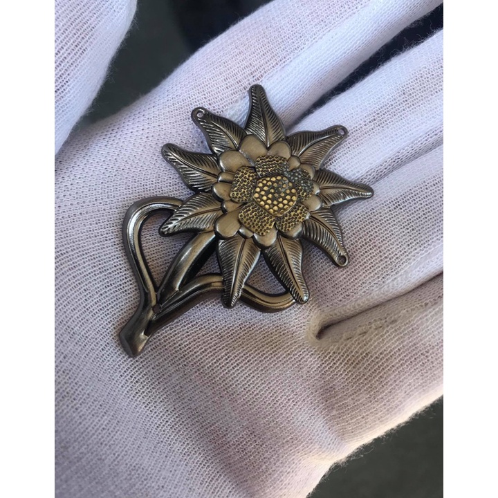 German WW2 Edelweiss Pin (Wear on Cap) | Shopee Philippines