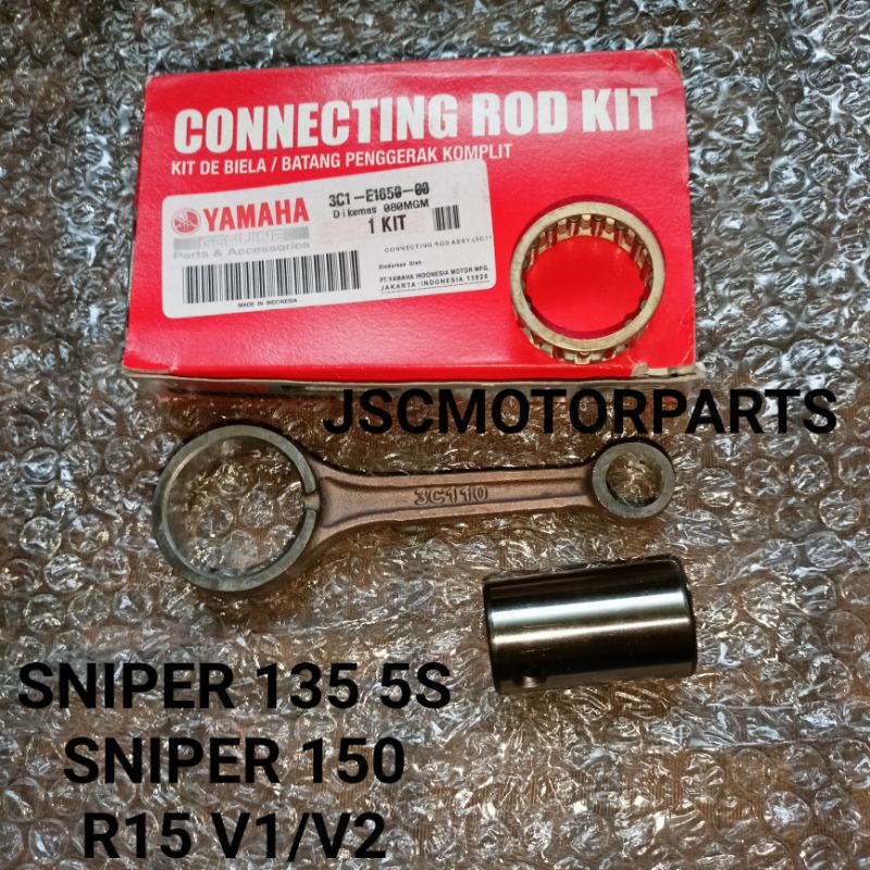 GENUINE SNIPER 150/SNIPER135 MX/R15 V1/V2 CONNECTING ROD KIT & 2 PCS ...