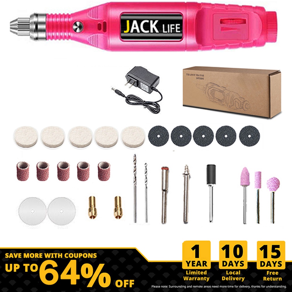 9V DC Grinder Tool Mini Dremel Drill Electric Grinding Set Milling ...