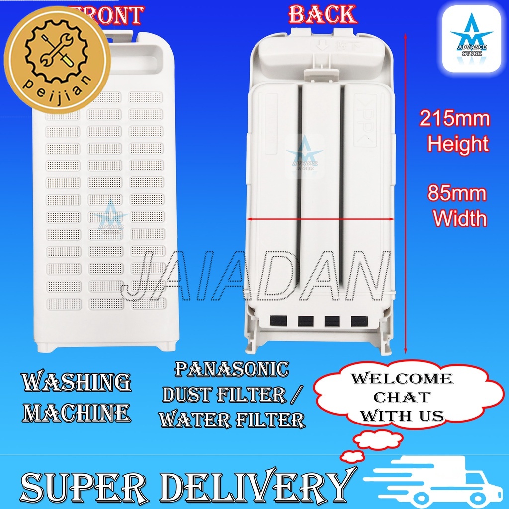 PANASONIC WASHING MACHINE DUST WATER FILTER LINT MAGIC FILTER NA-F100A1 ...