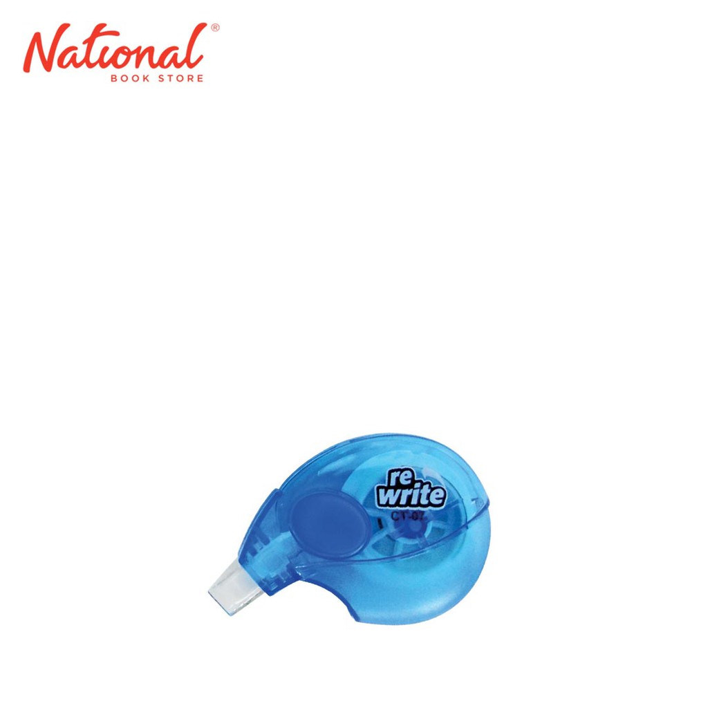 Re-Write Correction Tape Ct 07 5Mmx6M, Blue National Book Store ...