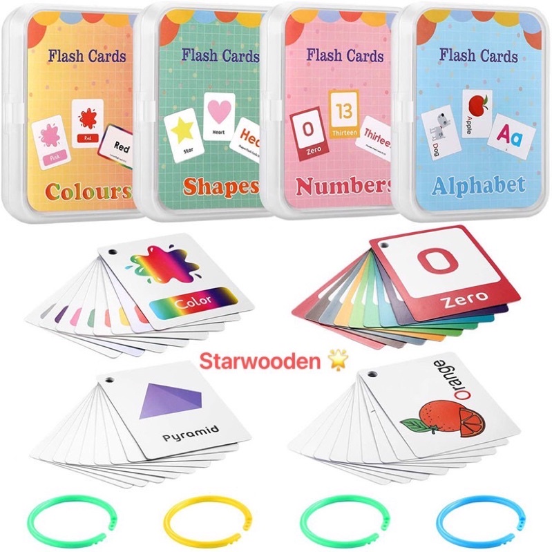 Kids Flash Card English Word Card Children Educational Card Home ...