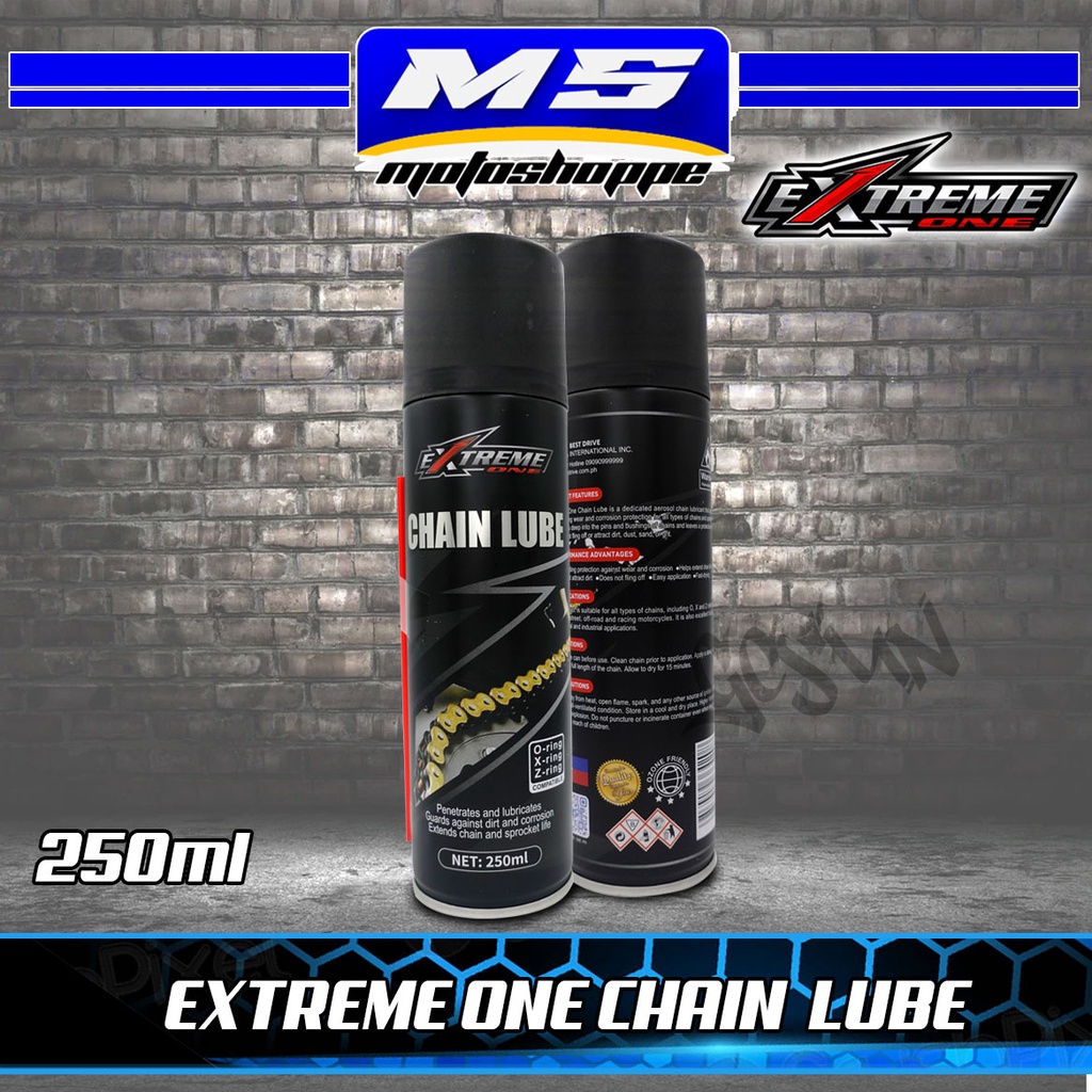 EXTREME ONE CHAIN LUBE 250ML - MOTOSHOPEE MOTORCYCLE | Shopee Philippines