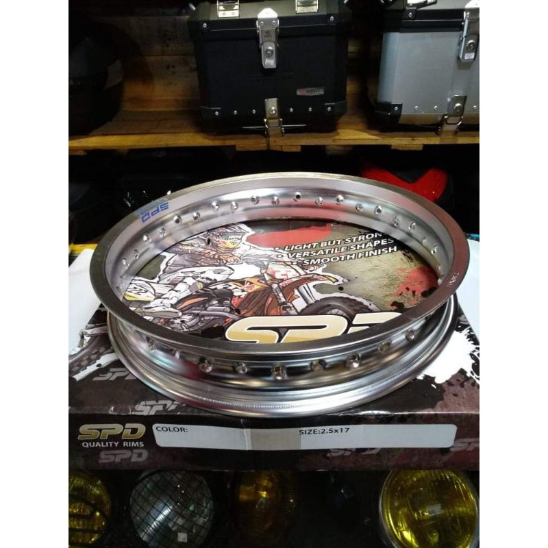 Rims 2.50-17 SILVER / 36 holes (SPD RACING) 1pc | Shopee Philippines
