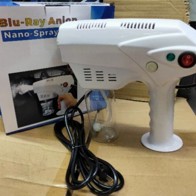 Nano Disinfectant Spray Gun Portable BluRay Fog Machine Anion ...