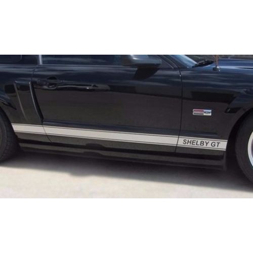 2Pcs SHELBY GT FORD MUSTANG VINYL DECAL STICKERS VEHICLE DOOR STRIPE ...