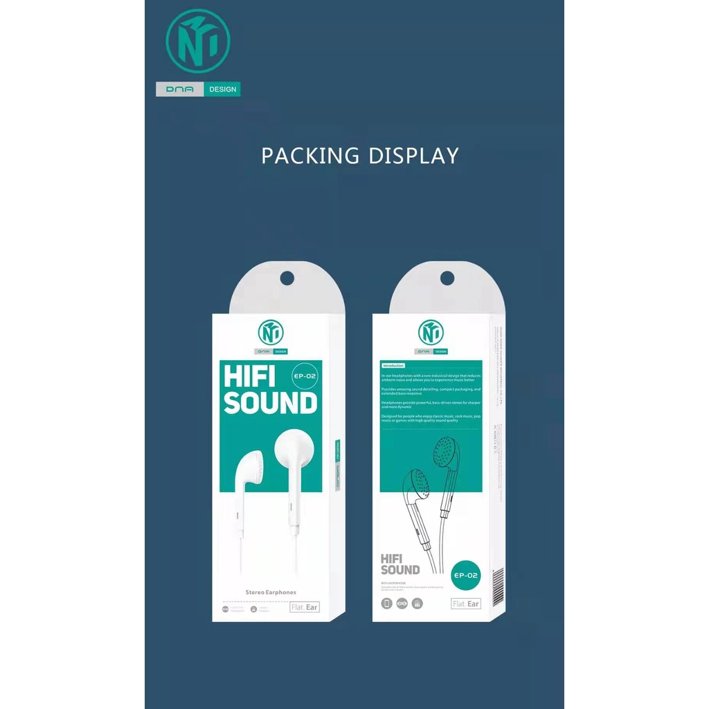 DNA EP-02 HIFI Sound Wireless Bluetooth Earphones Noise Cancelling ...