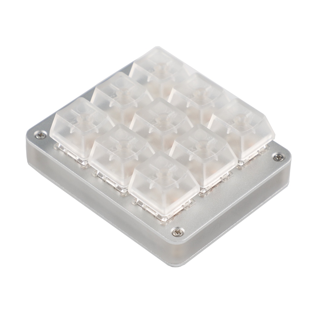 YMDK 9 Key CNC Aluminum QMK VIA Hotswap RGB Support Macro Type C MX ...
