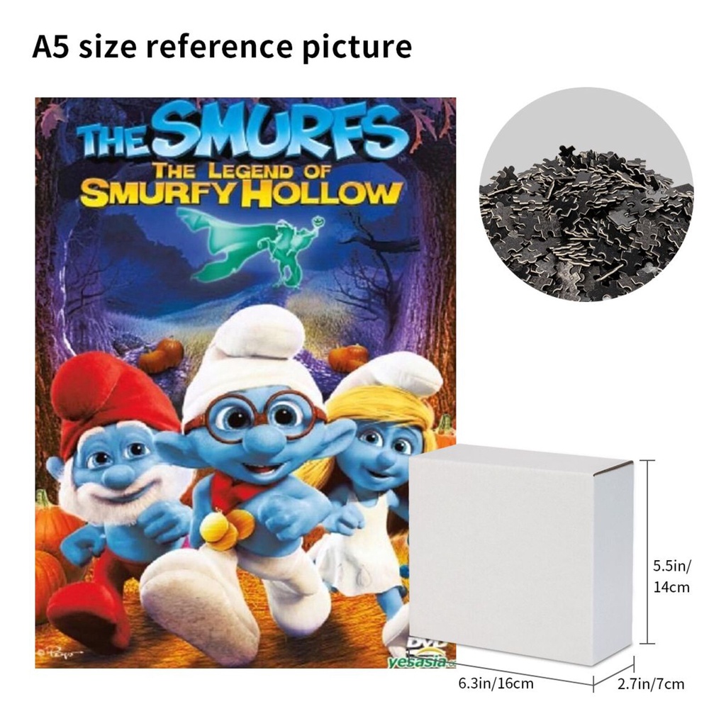 puzzle adult The Smurfs The Legend of Smurfy Hollow 500 1000 PCS ...