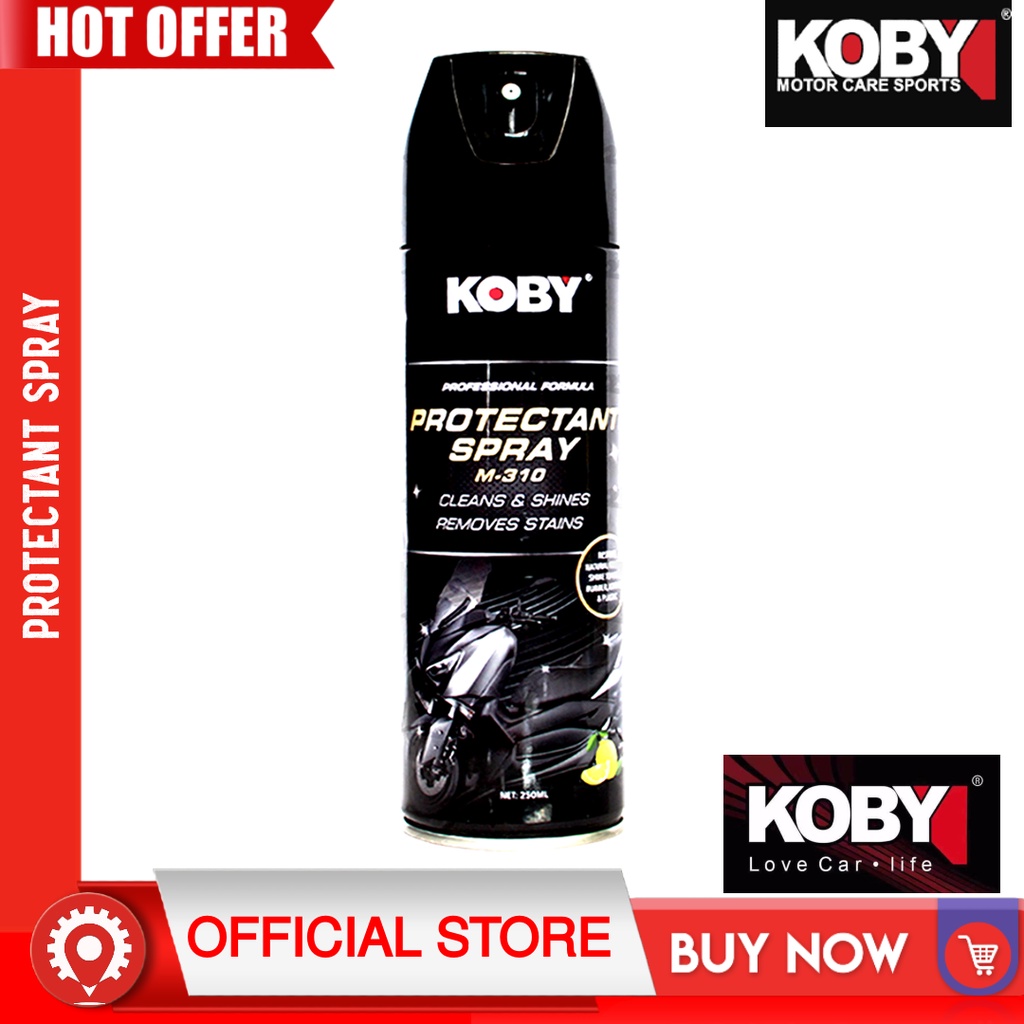 KOBY Protectant Spray 250ml / Premium (Lemon) | Shopee Philippines