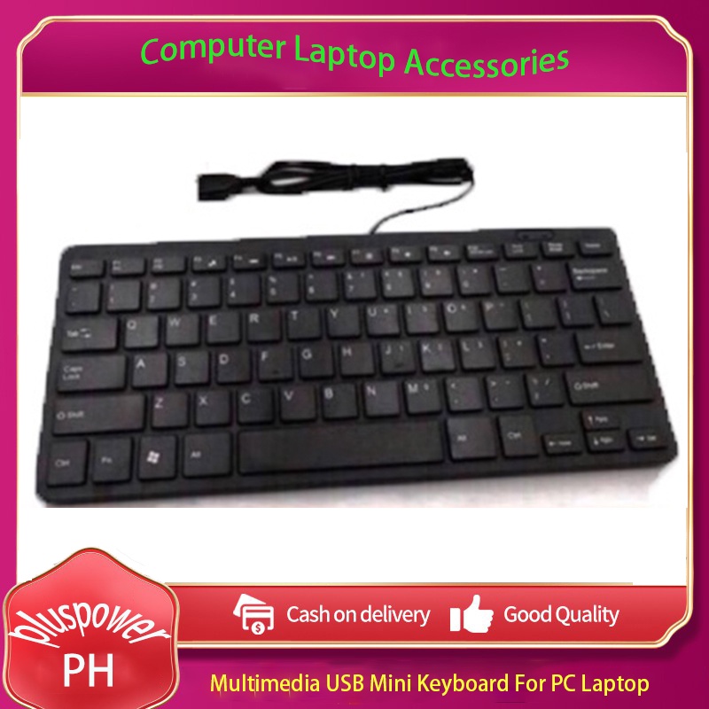 COD Universal Multimedia USB Mini Keyboard For PC Laptop | Shopee ...
