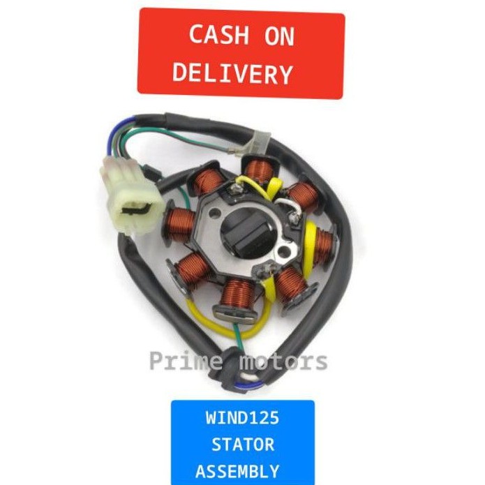 WIND125 STATOR ASSEMBLY (8 COILS) | Shopee Philippines