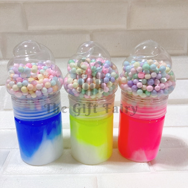 Neon Color Slime with Styro Balls (EACH) | Shopee Philippines