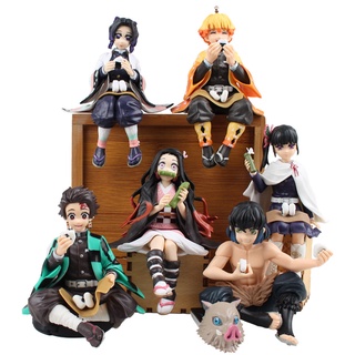 Demon Slayer Eating Onigiri Tanjiro Nezuko Zenitsu Inosuke Shinobu ...