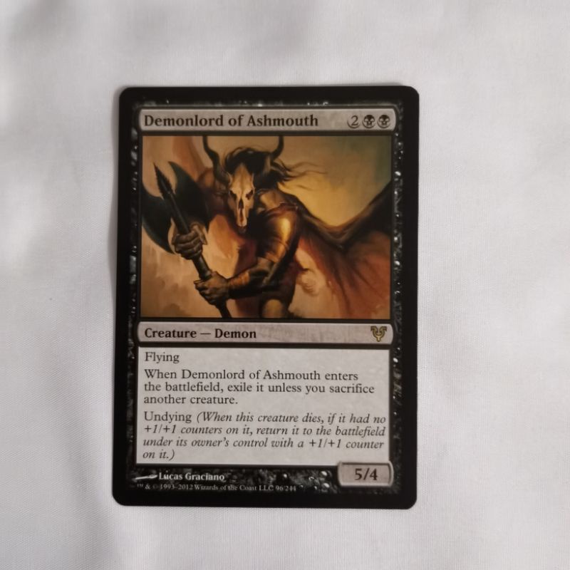 MTG Card DEMONLORD OF ASHMOUTH Magic the Gathering Trading Card Game ...
