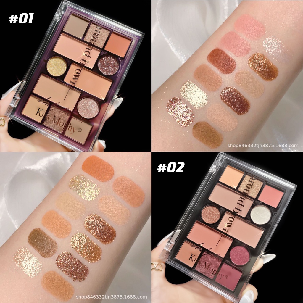 mophy Eyeshadow Disc Powder Palette 11-Color | Shopee Philippines