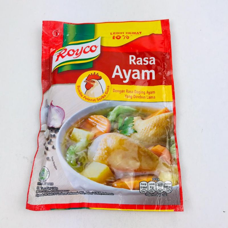 Royco Chicken and Beef Flavored Broth, 100 gram packaging | Shopee Philippines