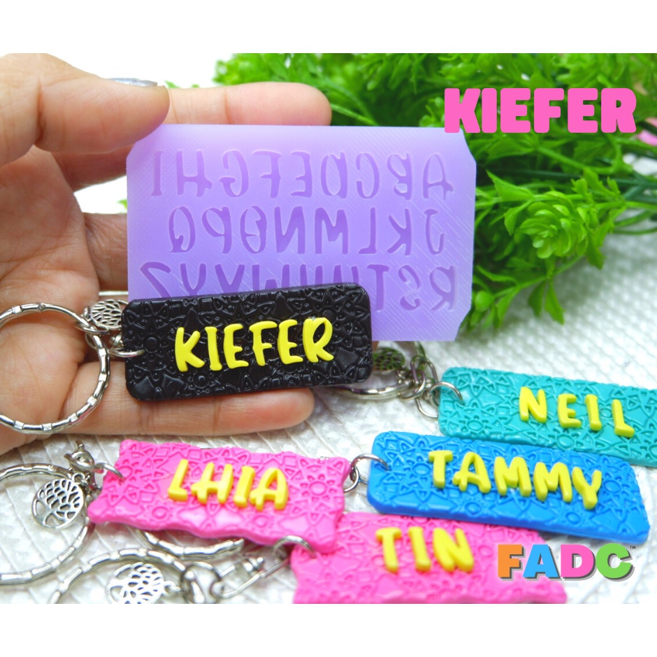 LM06 Letter Mold Letter Molder | Air Dry Clay - Kiefer | Shopee Philippines