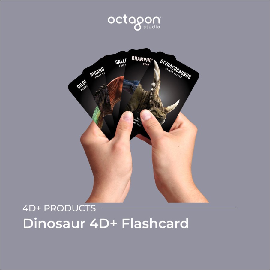 4d Card+Flashcard Octagon Studio Children's Educational Toys | Shopee ...